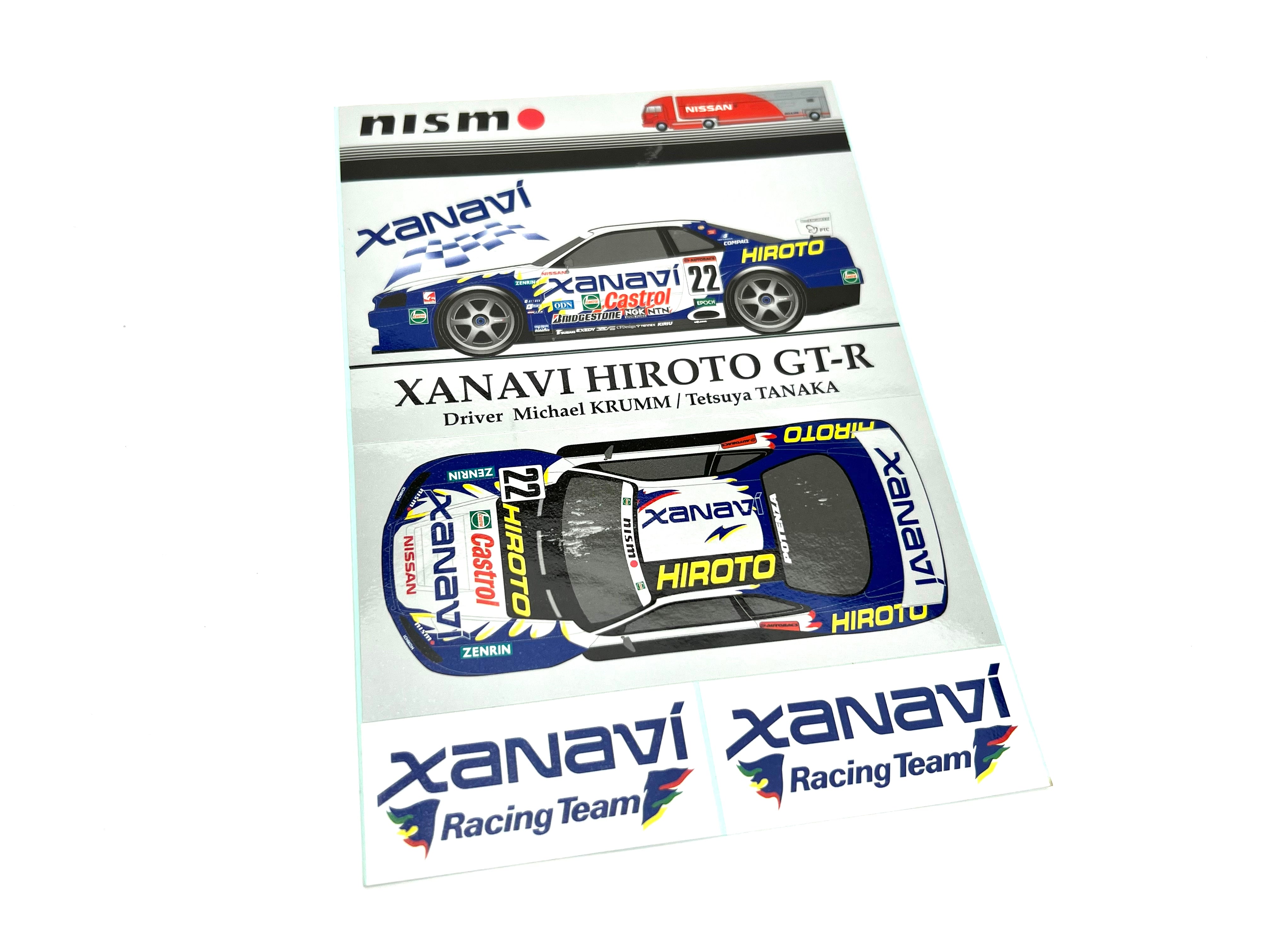Nissan XANAVI GT-R Sticker Sheet – jetdavis.parts