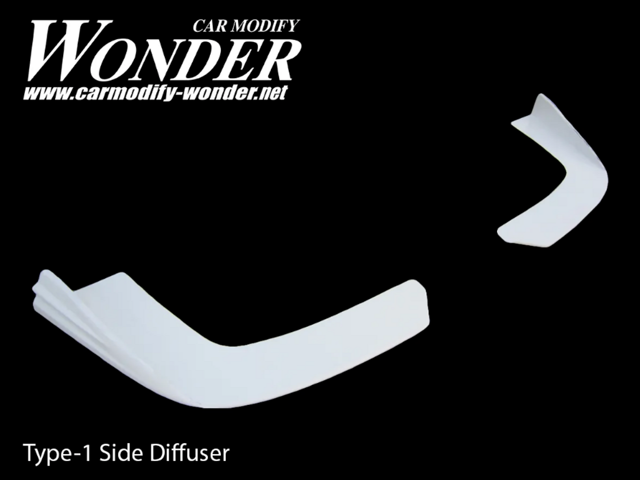 Car Modify Wonder - Glare Front Bumper Side Diffuser Type 1 - S13/S14 ...