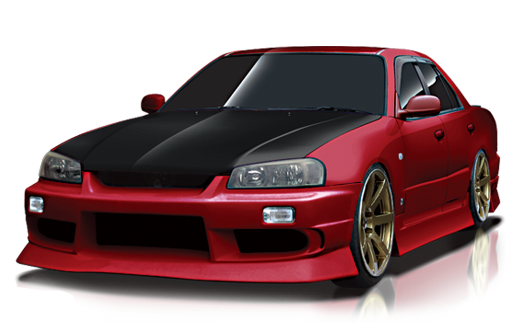Origin Labo Stream Line Body Kit - Nissan Skyline Sedan (ER34 ...
